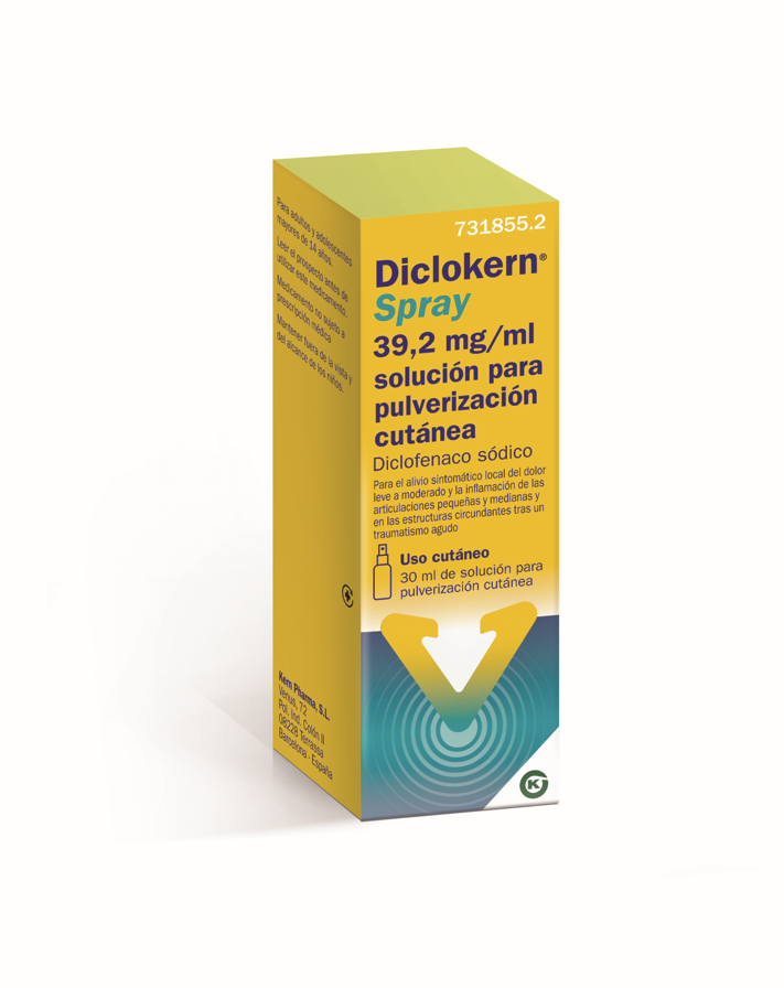 Kern Pharma lanza Diclokern® Spray 39,2 mg/ml solución para ...
