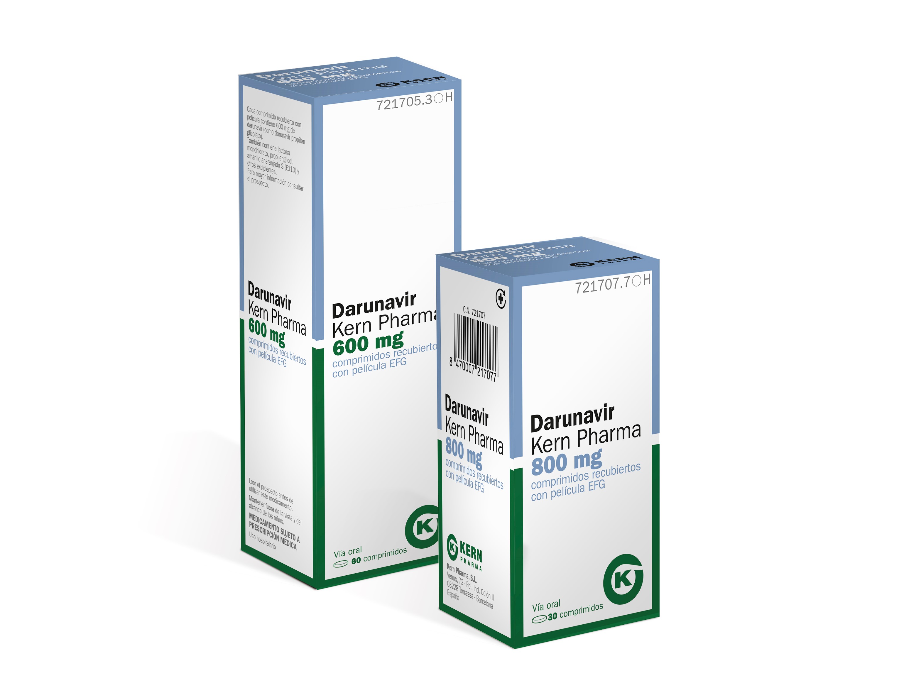 Kern Pharma amplía su vademécum con el lanzamiento de Darunavir Kern ... Kern Pharma amplía su vademécum con el lanzamiento de Darunavir Kern ...