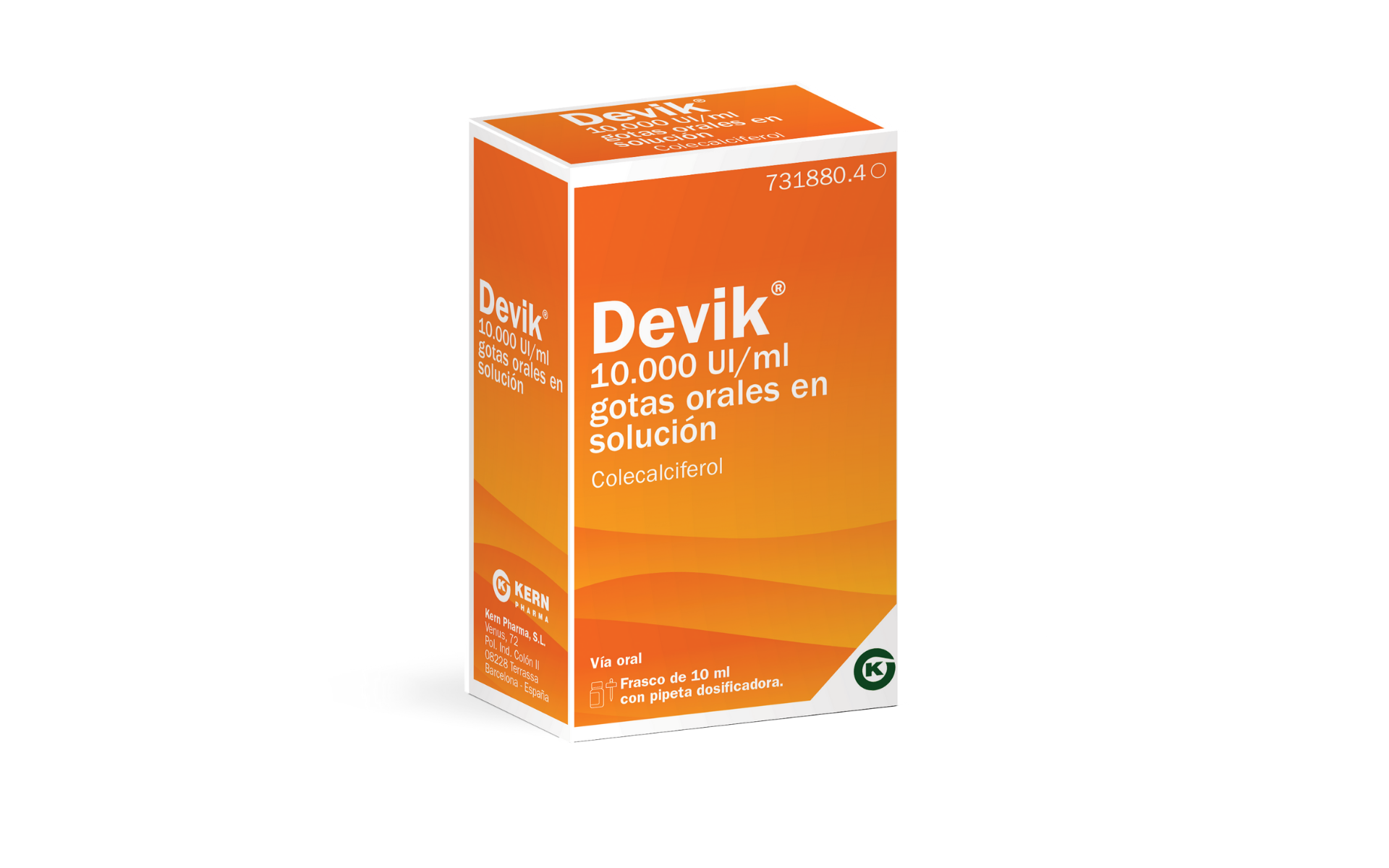 Kern Pharma lanza Devik® 10.000 UI/ml gotas orales en solución, su ...
