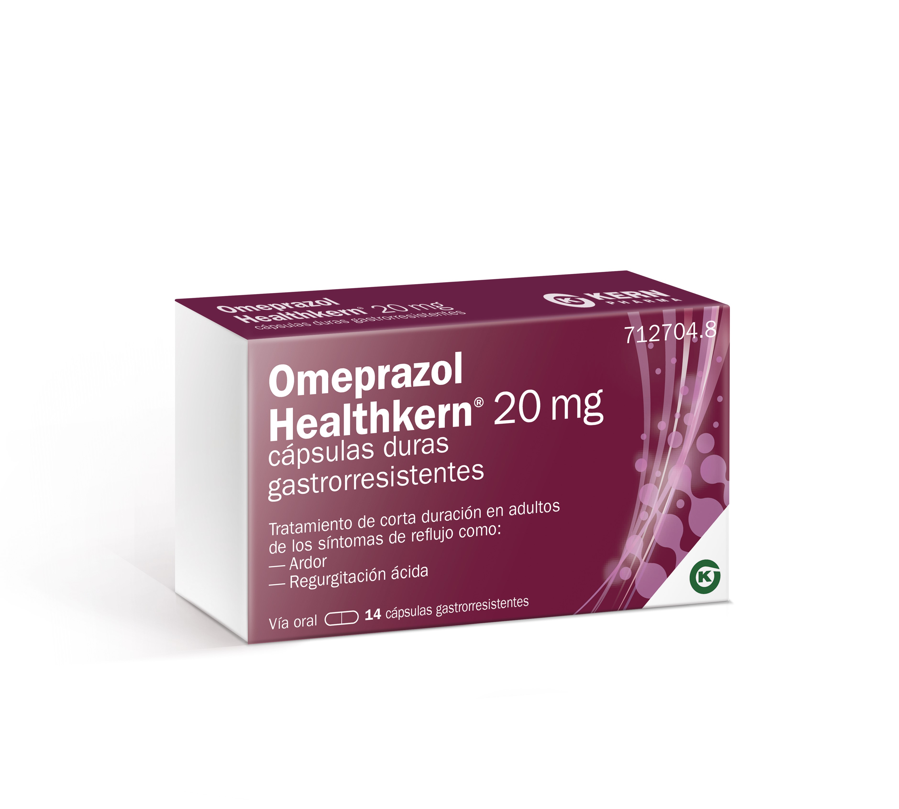 Kern Pharma presenta Omeprazol Healthkern 20 mg sin receta en formato ...