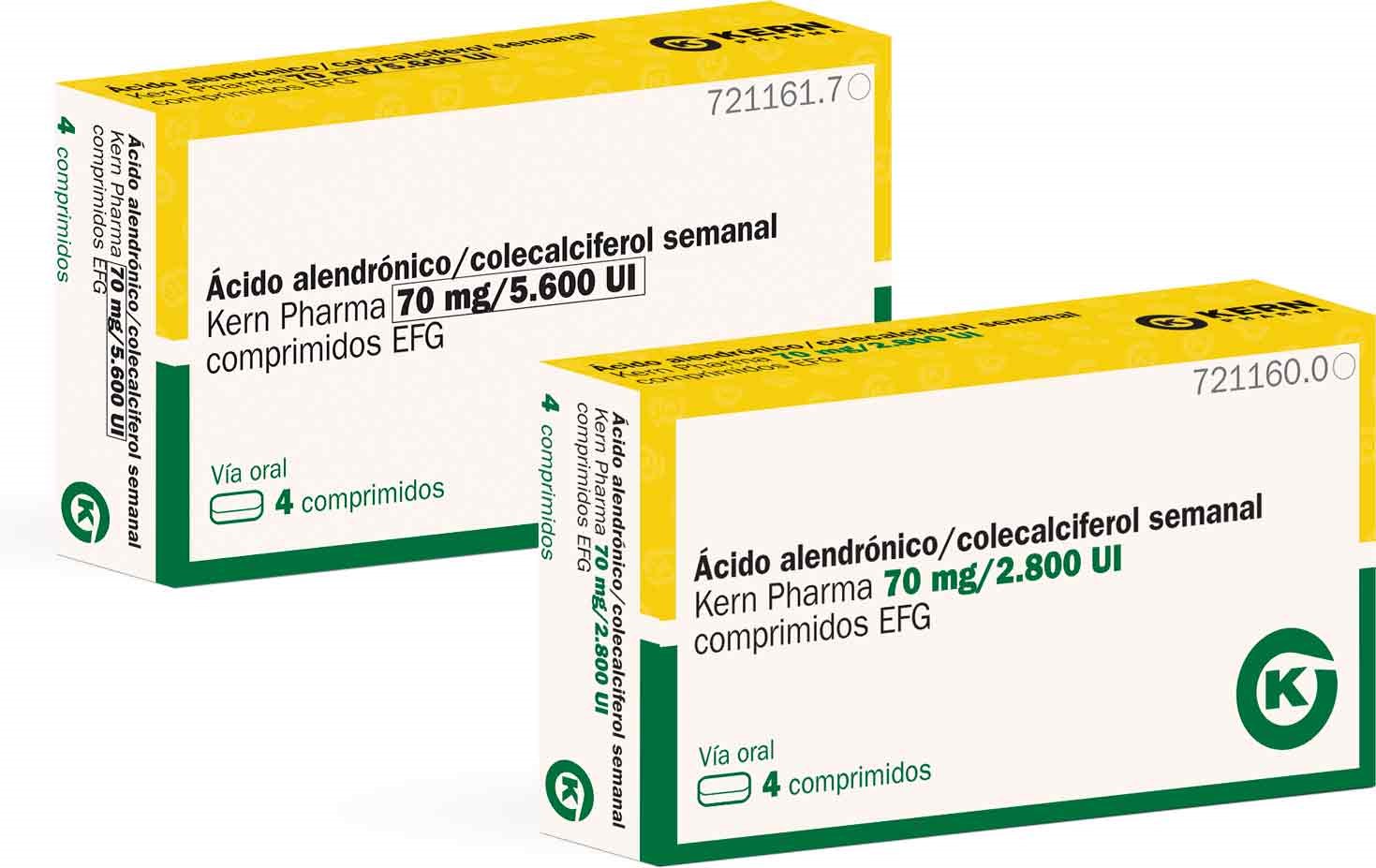 Kern Pharma lanza Ácido alendrónico/colecalciferol semanal Kern Pharma ...