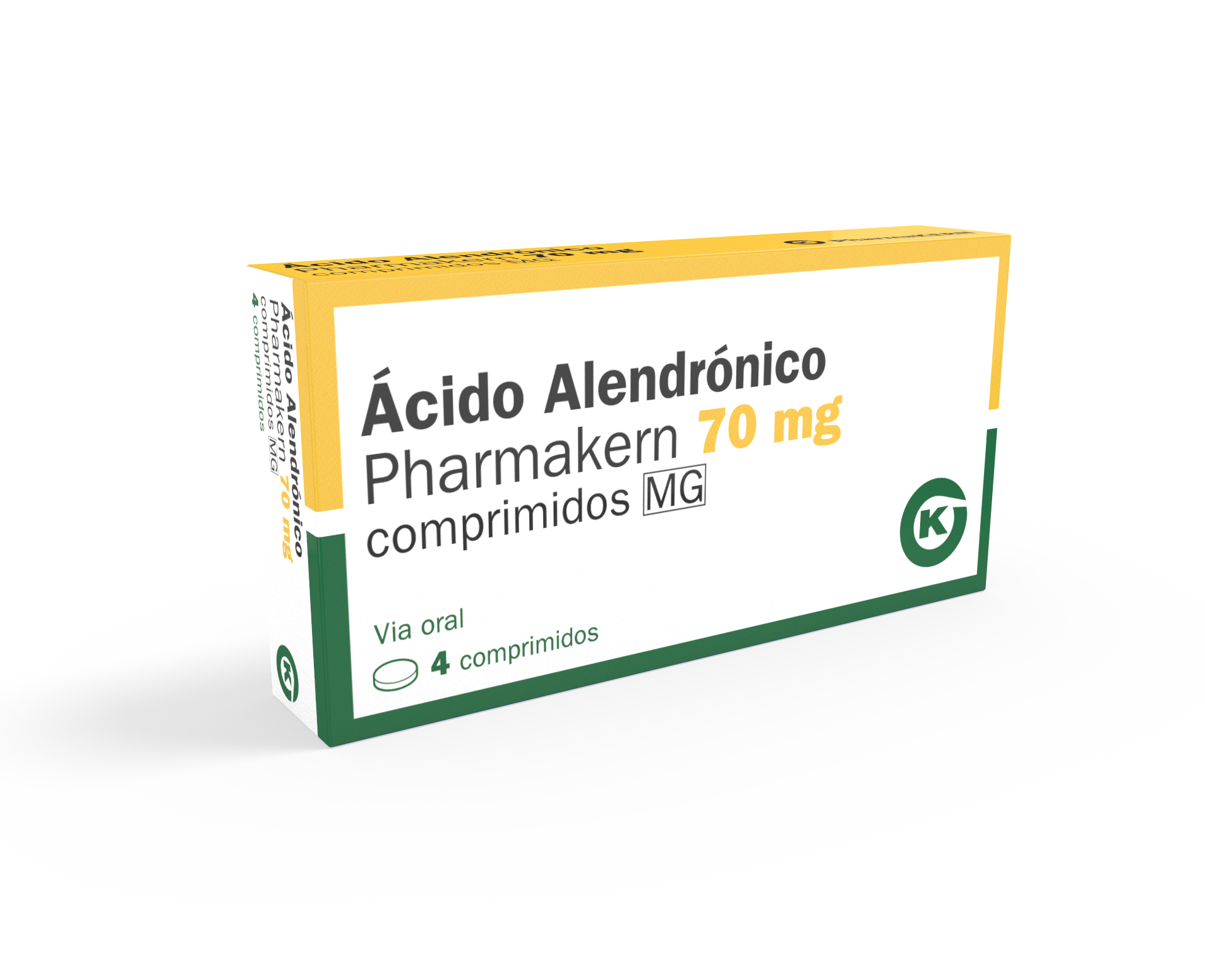 Ácido Alendrónico Pharmakern 70 mg Comprimido