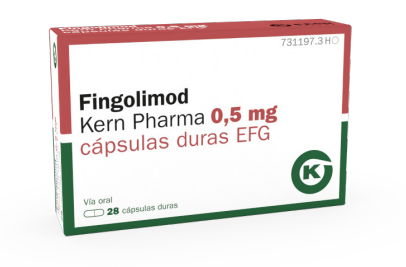 Fingolimod Kern Pharma 0,5 mg 28 cápsulas duras EFG