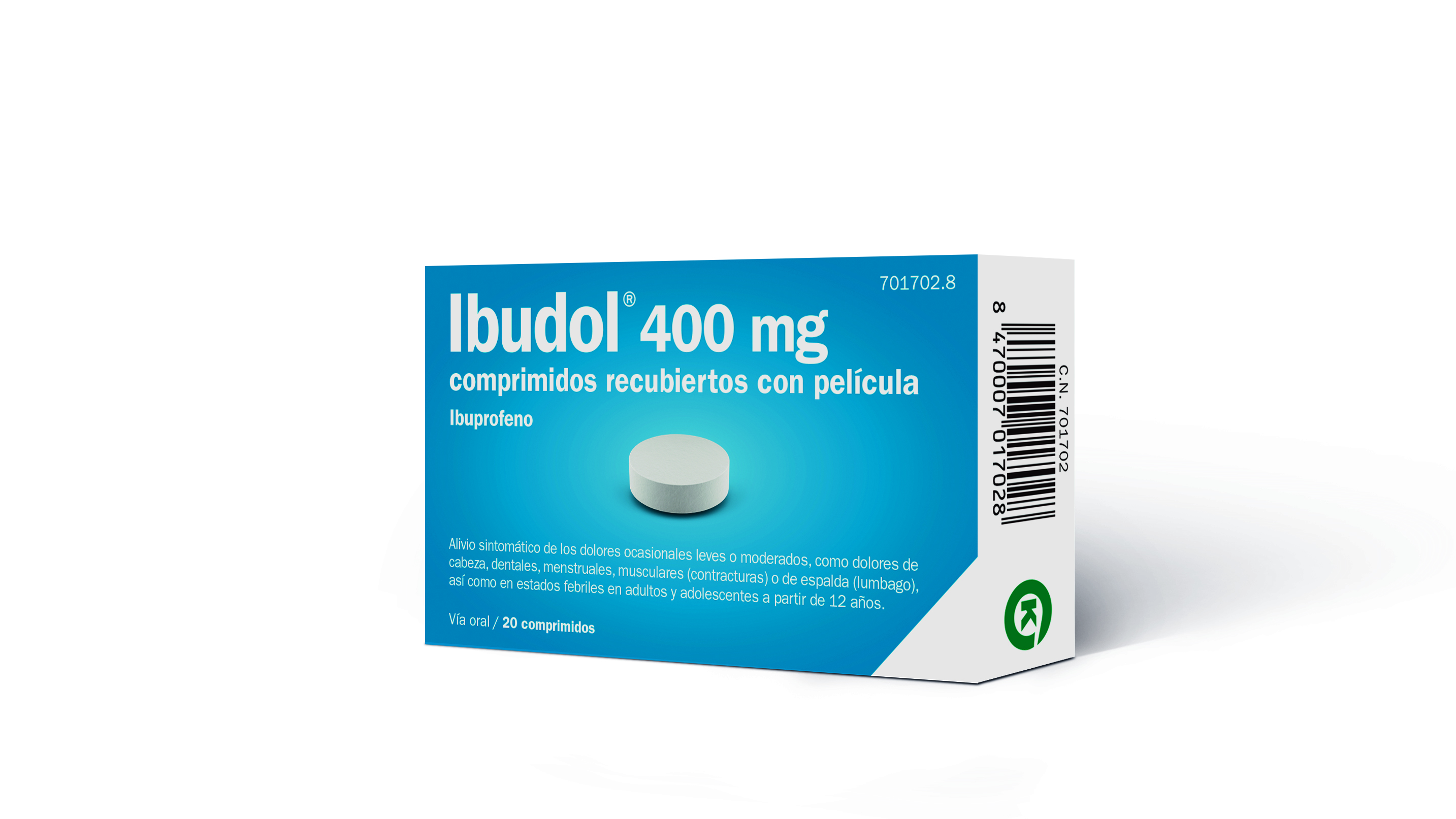 Ibudol 400 mg 20 comprimidos recubiertos