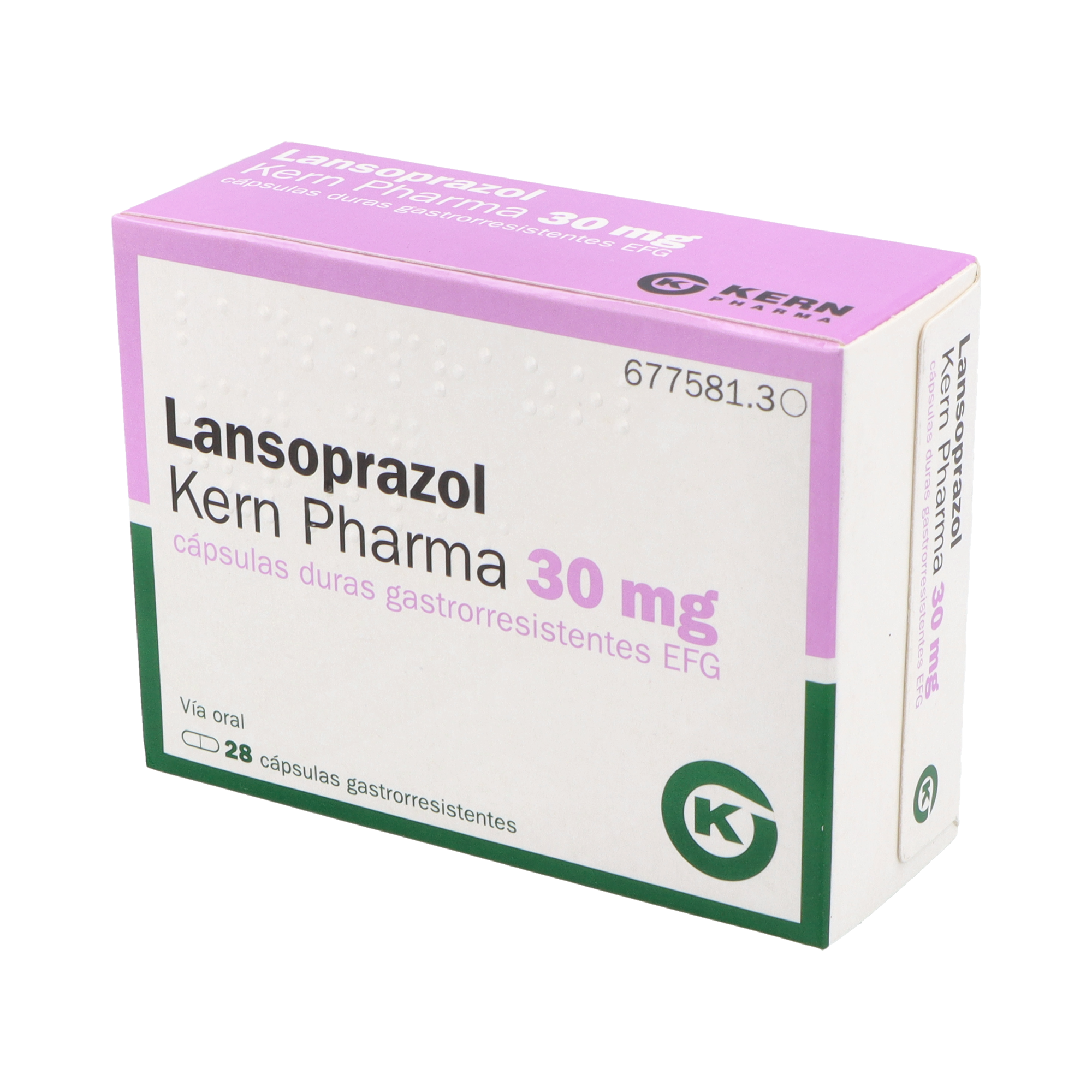 Lansoprazol Kern Pharma 30 mg cápsulas duras gastrorresistentes EFG, 28 ...