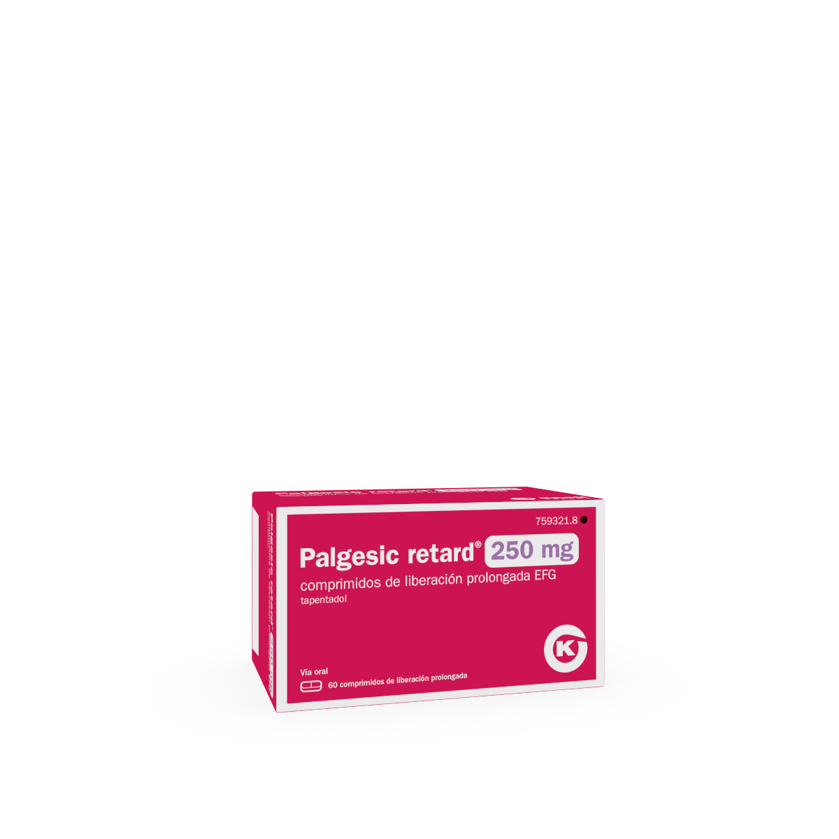 Palgesic retard® 250 mg 60 comprimidos