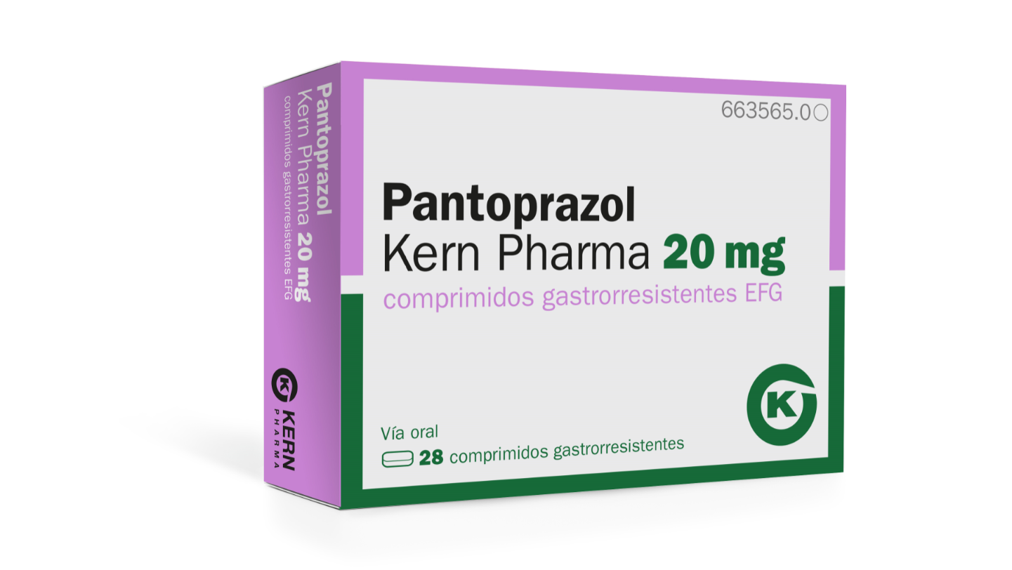 Pantoprazol Kern Pharma EFG 20 mg, 28 comp. gastro.