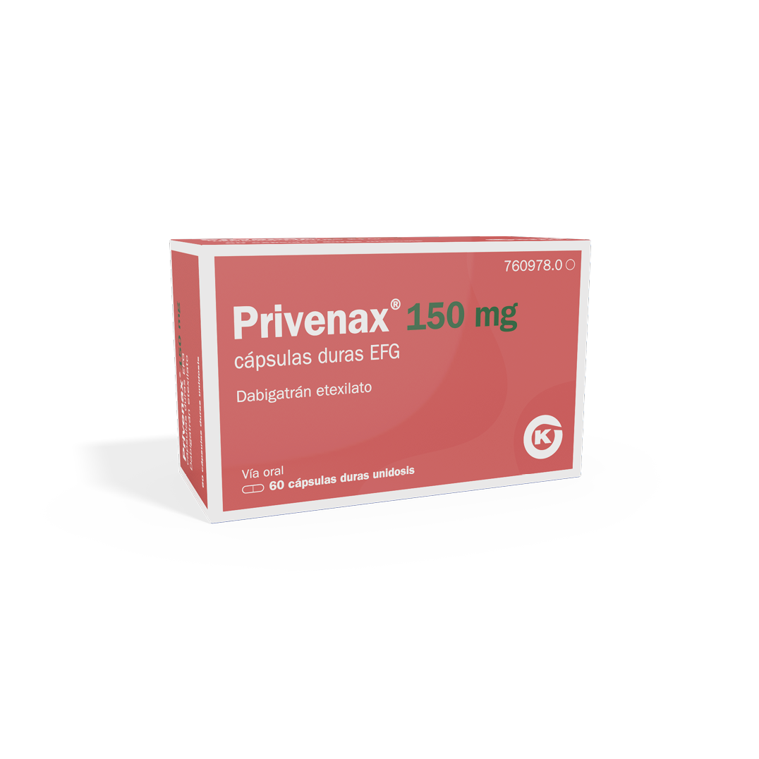 PRIVENAX 150 mg 60 cápsulas duras EFG