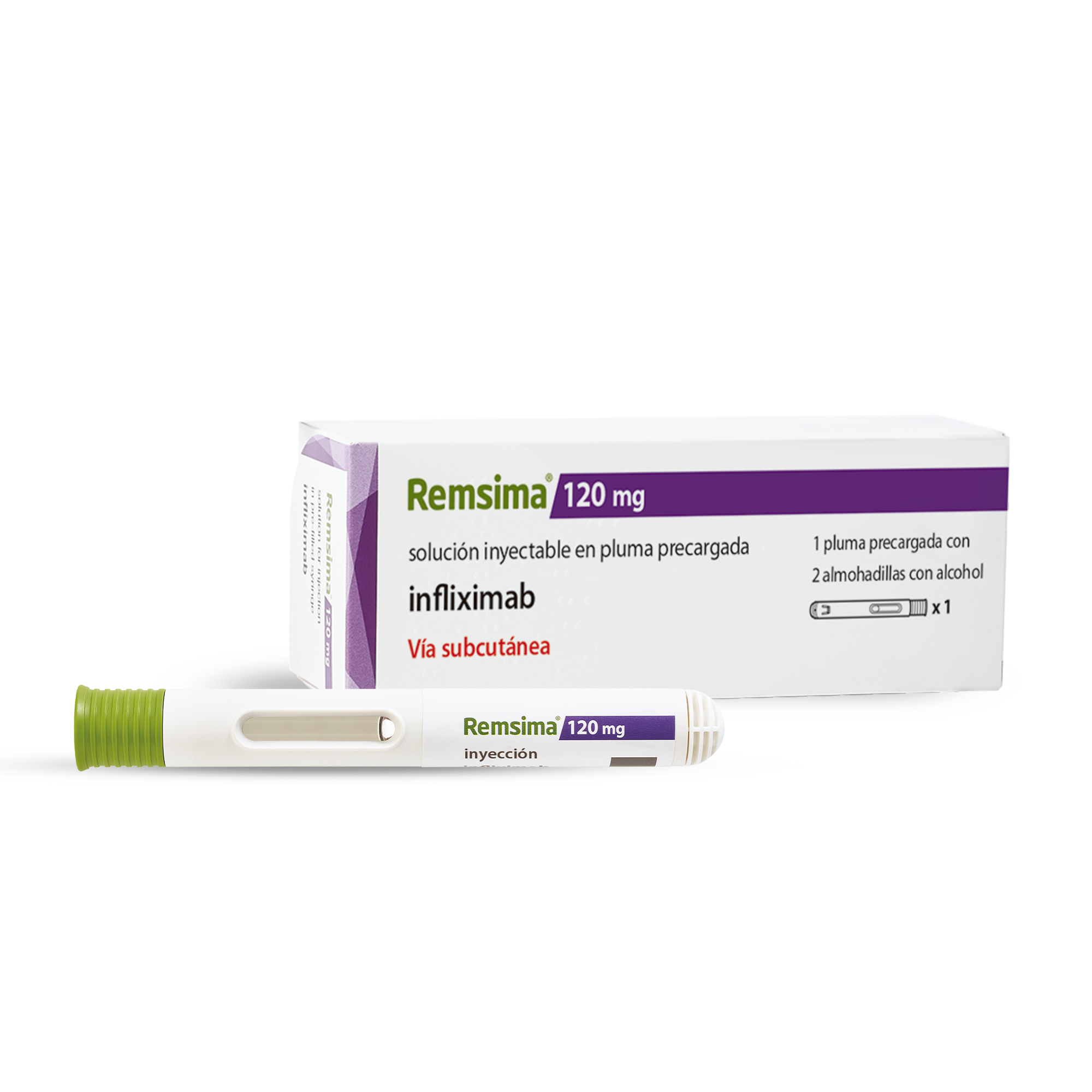 Remsima® 120 mg solución inyectable en pluma precargada. 1 pluma ...