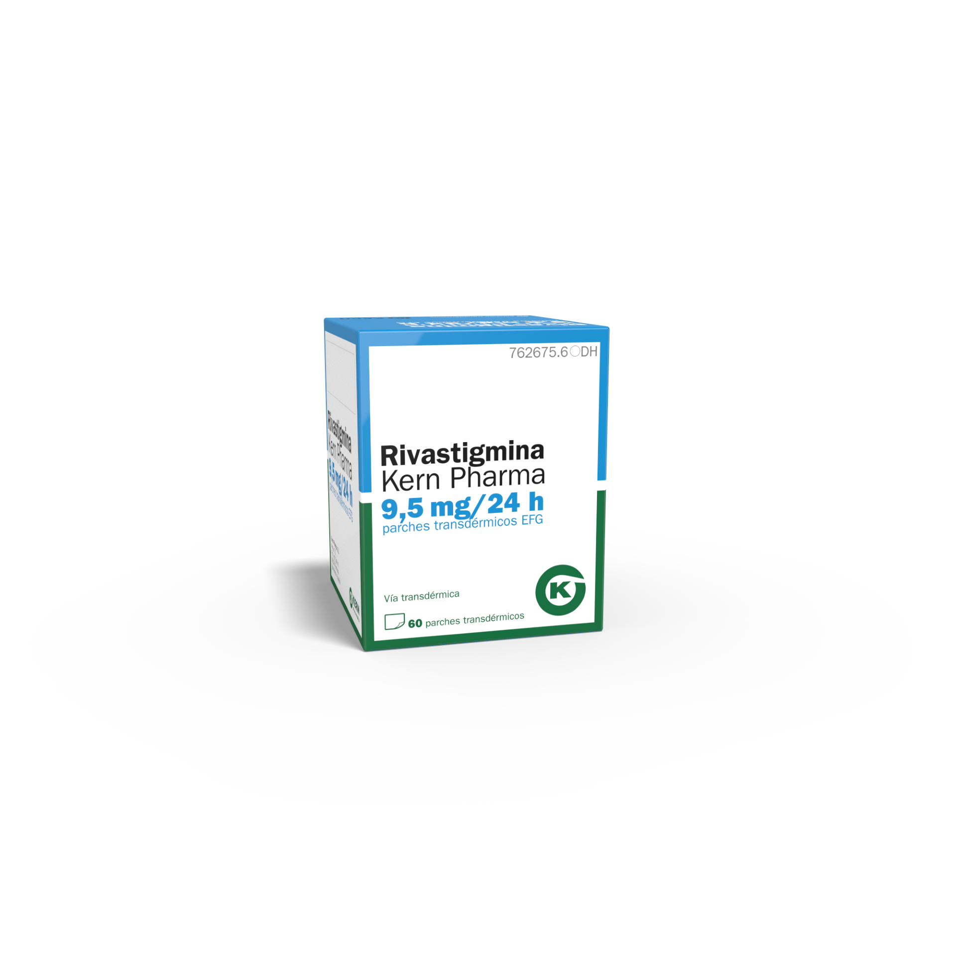 Rivastigmina Kern Pharma EFG 9,5 mg-24 h, 60 parches transd.