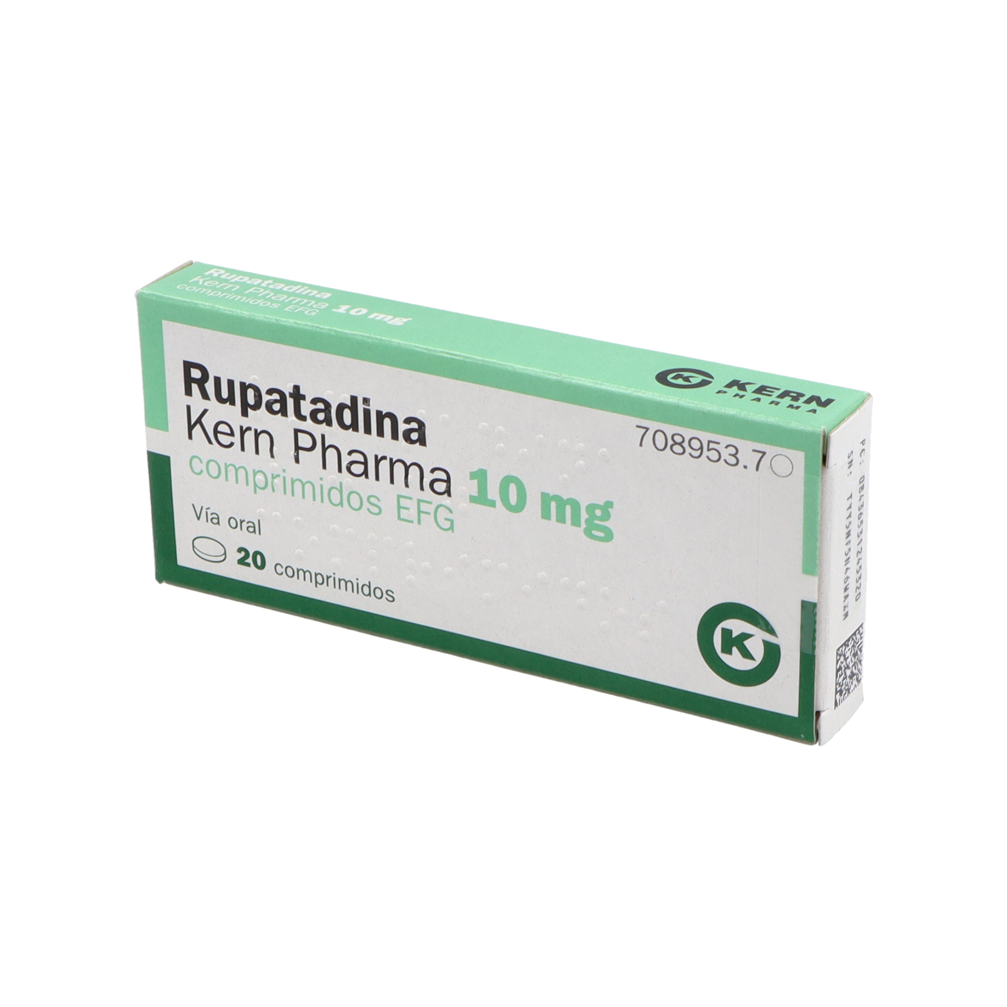 Rupatadina Kern Pharma 10 mg 20 comprimidos EFG