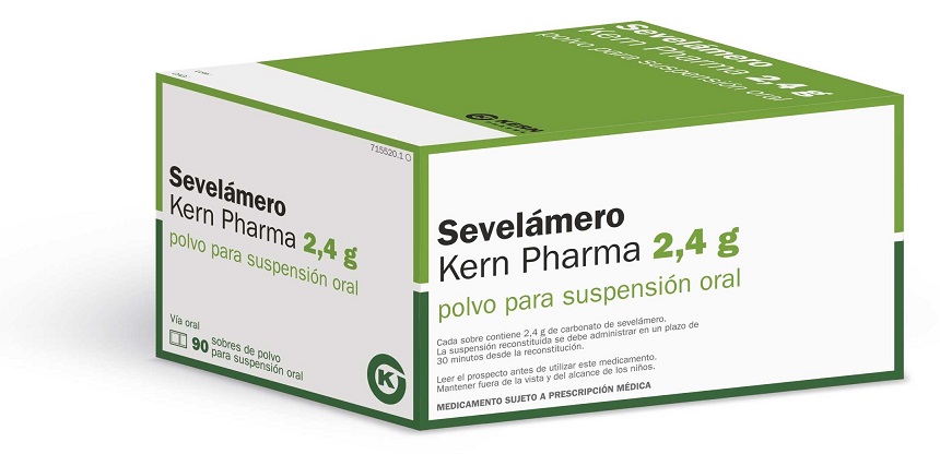 Sevelámero Kern Pharma 2 4 G Polvo Suspensión Oral