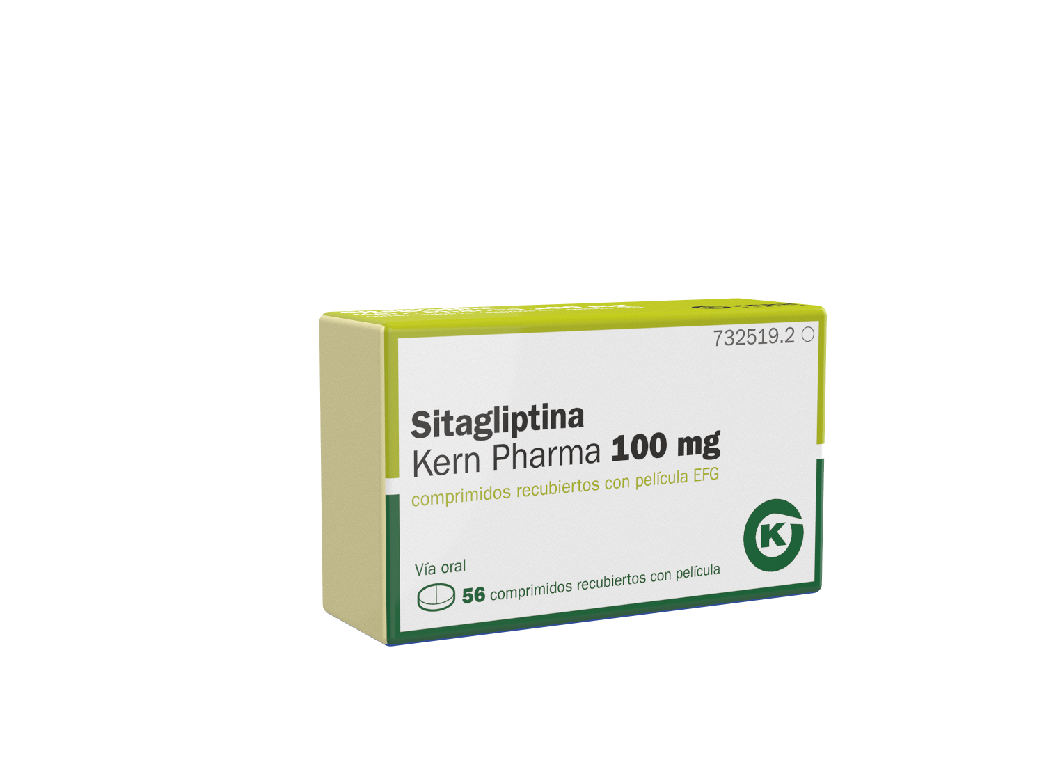 SITAGLIPTINA KERN PHARMA 100 MG COMPRIMIDOS RECUBIERTOS CON PELICULA ...