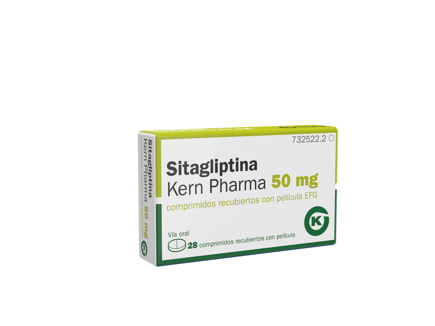 SITAGLIPTINA KERN PHARMA 50 MG COMPRIMIDOS RECUBIERTOS CON PELICULA EFG ...