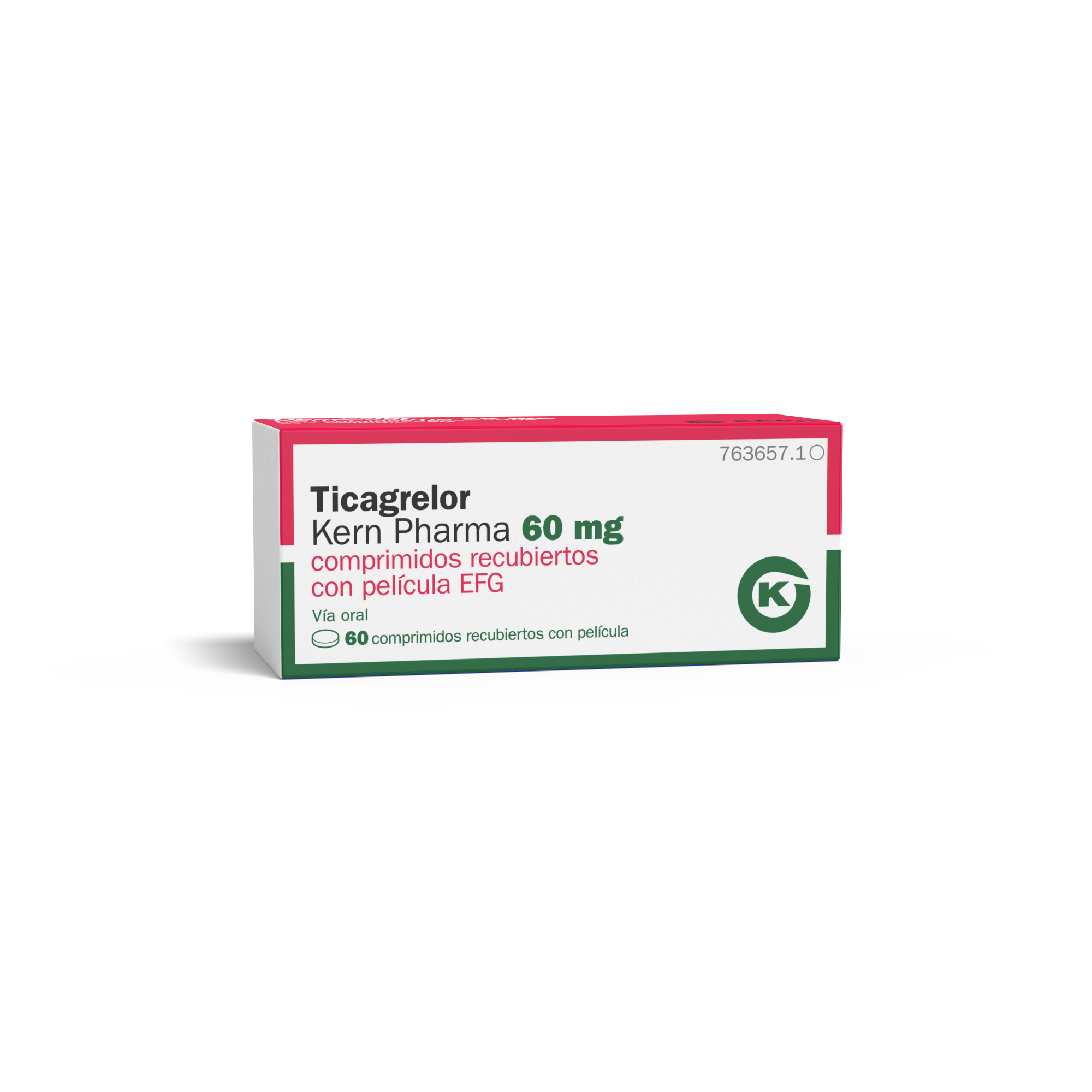 Ticagrelor Kern Pharma 60 mg comprimidos recubiertos con película EFG ...