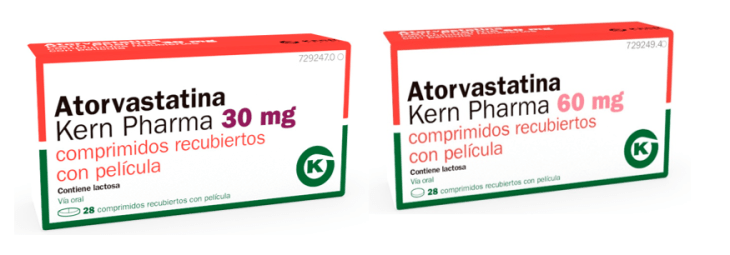 Kern Pharma lanza dos nuevas presentaciones de Atorvastatina Kern Pharma lanza dos nuevas presentaciones de Atorvastatina