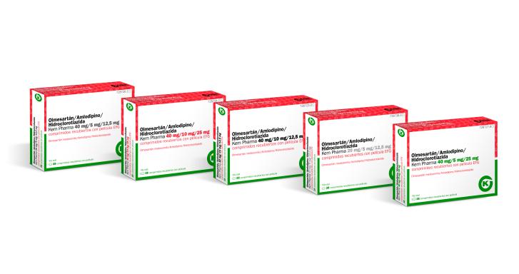 Kern Pharma amplía su vademécum para hipertensión arterial esencial con 5 presentaciones de ...