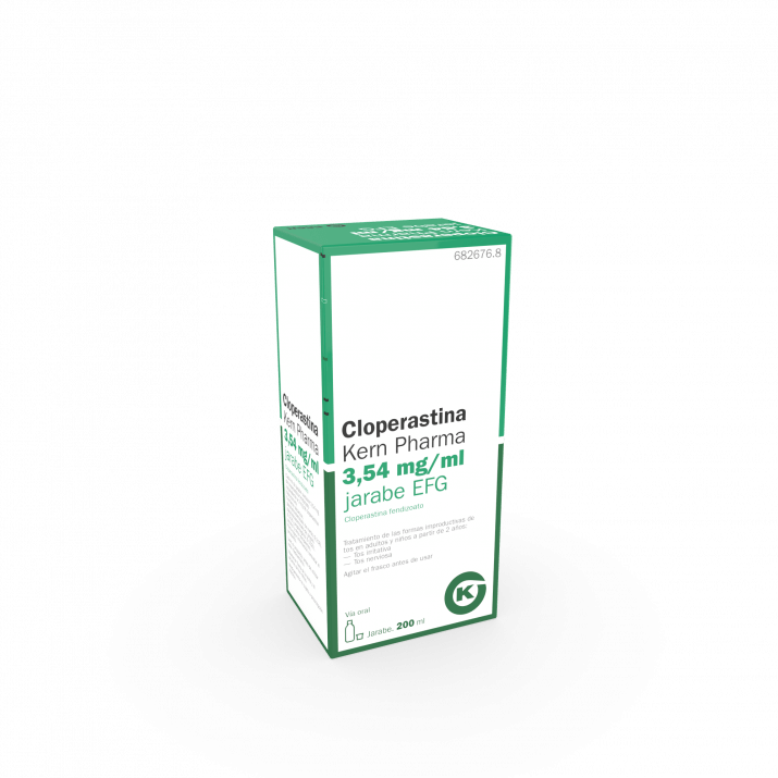 Cloperastina Kern Pharma EFG 3,54 mg-ml, 200 m, sol. oral