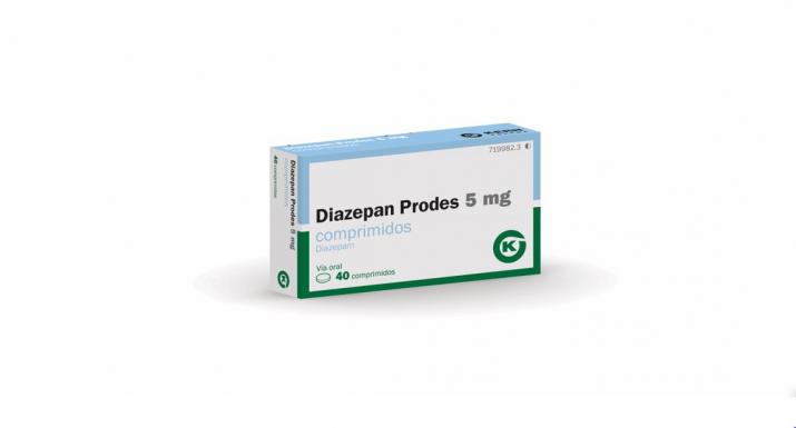 Diazepan Prodes 5 mg, 40 compr.