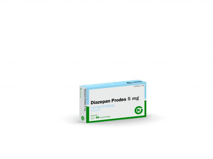 Diazepan Prodes 5 mg, 40 compr.