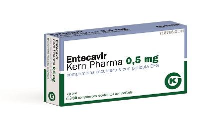 Entecavir Kern Pharma 0,5 mg comprimidos recubiertos con película EFG ...
