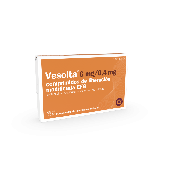 VESOLTA® 6/0,4mg 30 comprimidos de liberación modificada